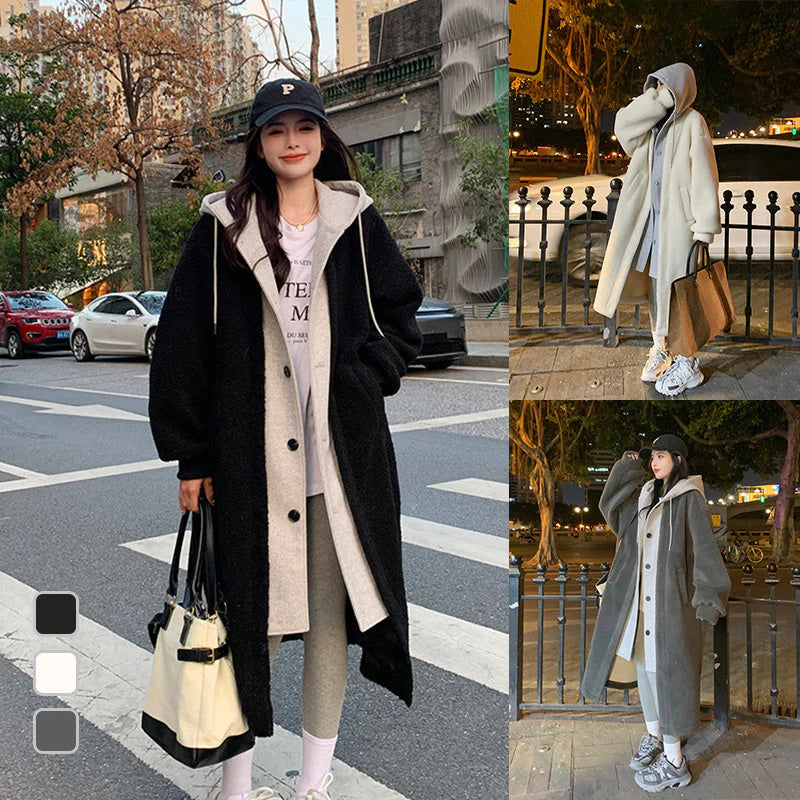 2-Layered Imitation Cashmere Coat 🔥 – somefune